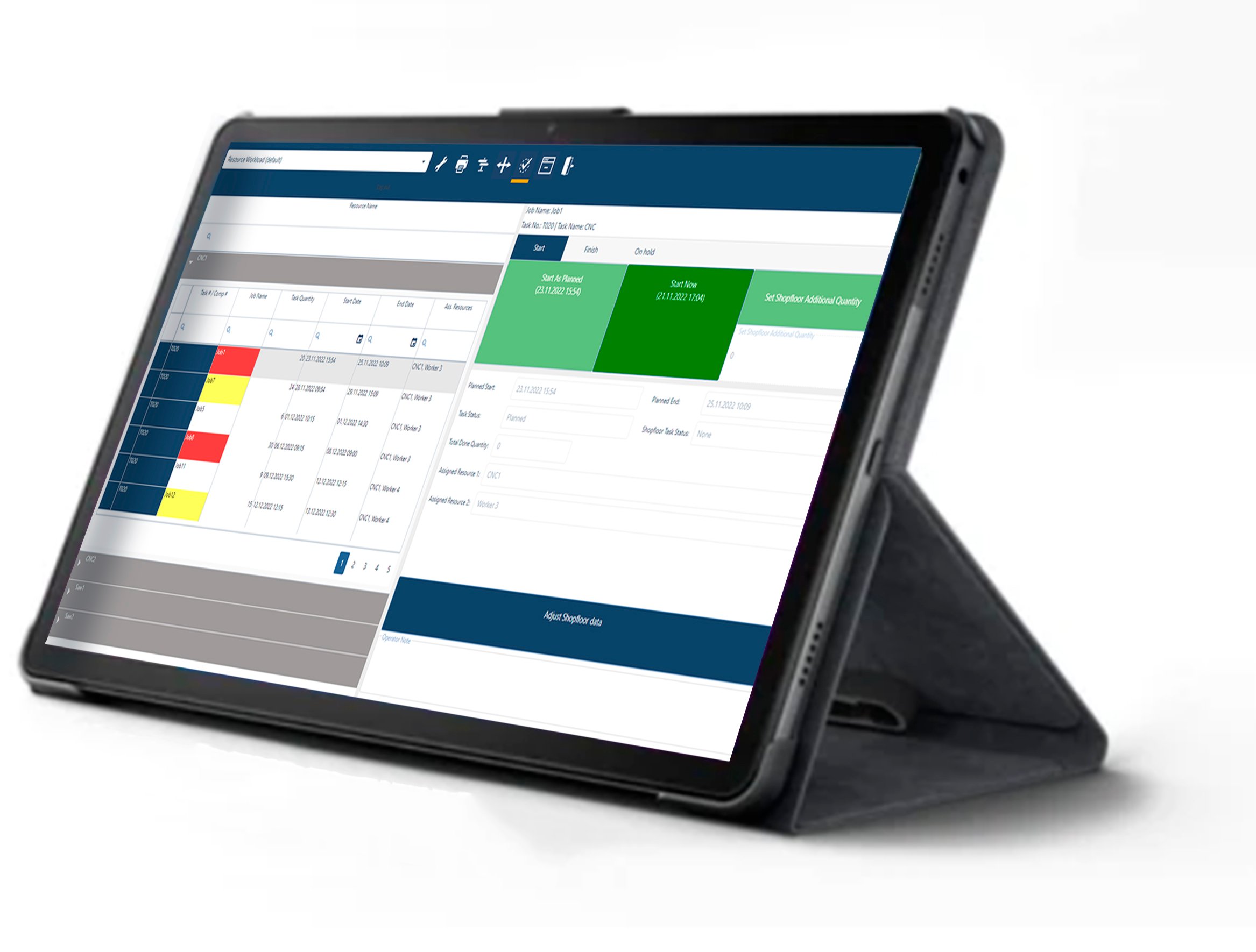 Production Scheduling Software and Tools for HMLV shops - just plan it
