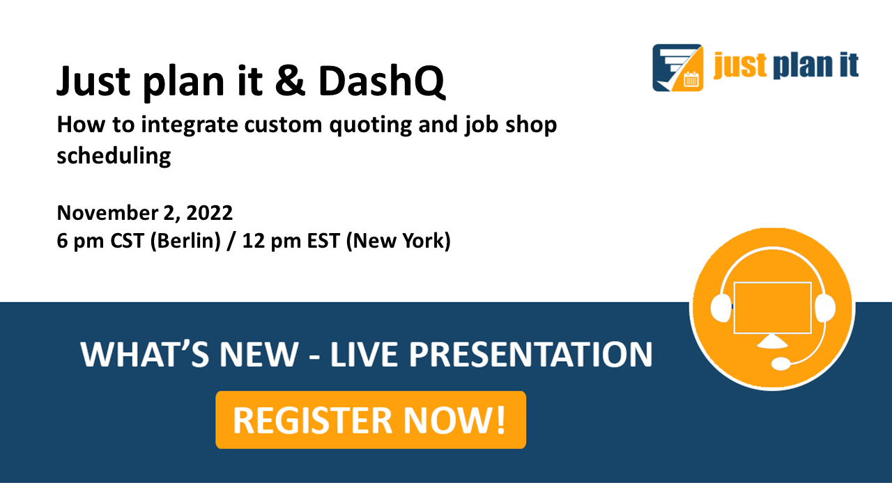 Webinar 02 November 2022 | How to integrate custom quoting and job shop ...